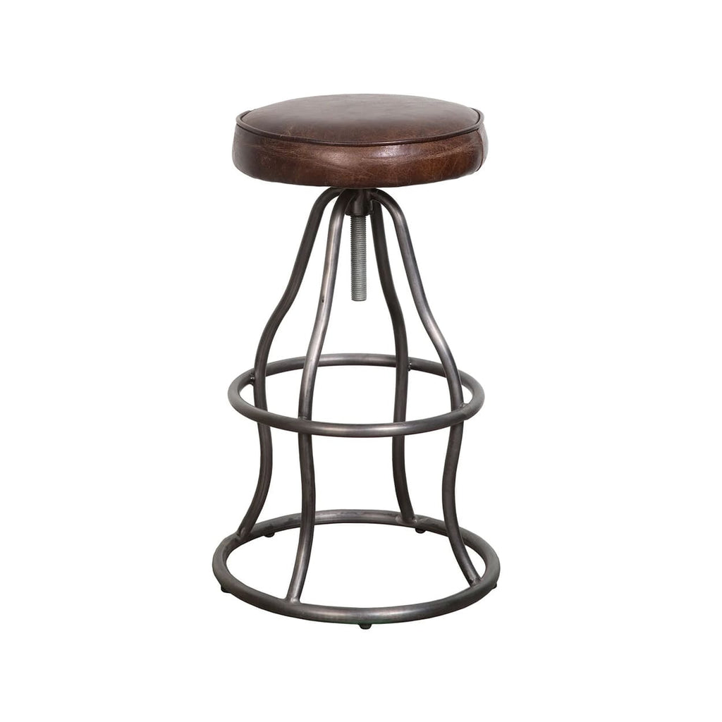Logan Bar Stool in Brown – Elizabeth Interiors